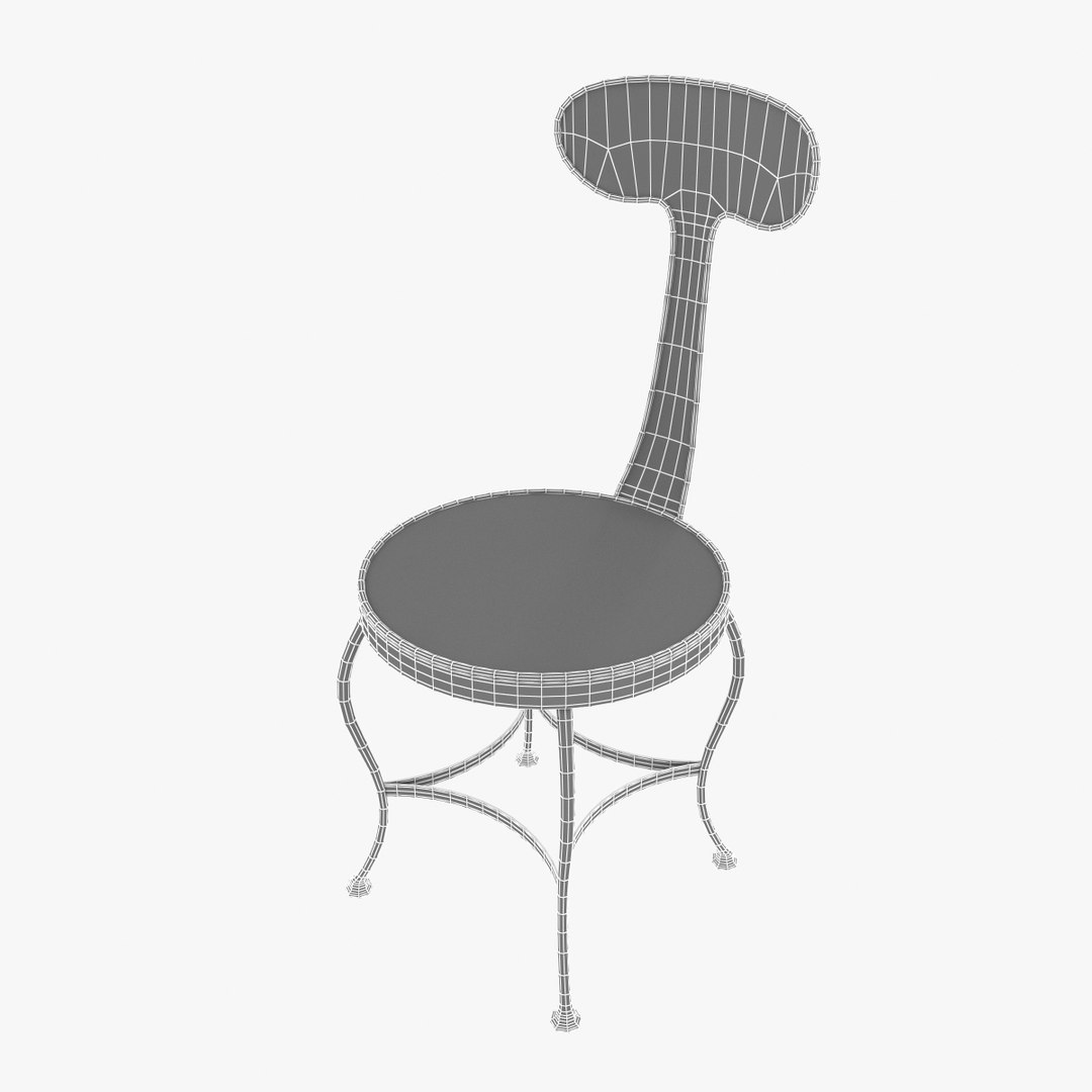 3d Metal Chair Clock