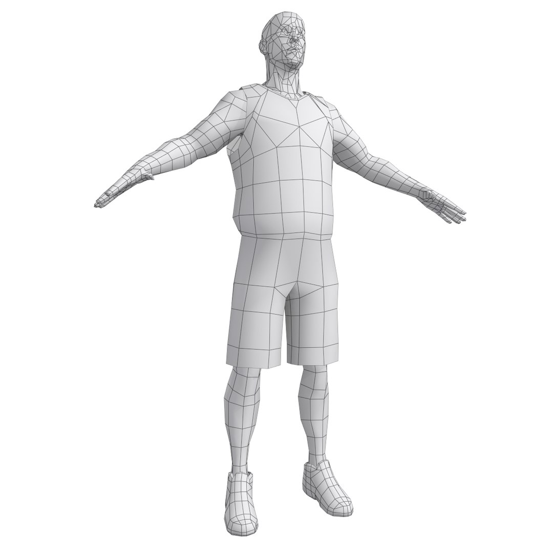 3d Rigged Basketball Player Ball Model