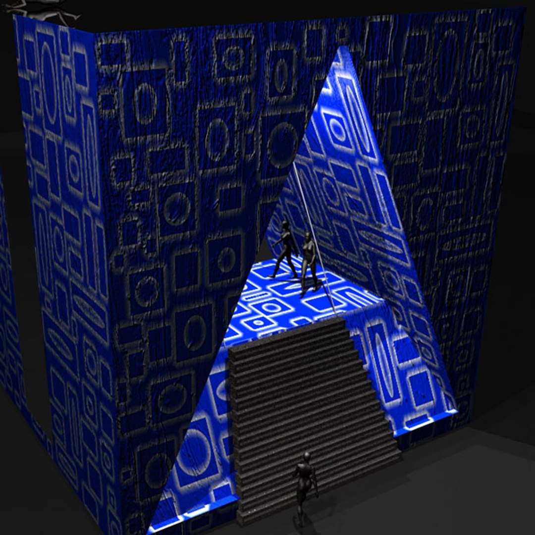 Free Max Model Modern Building Cubic