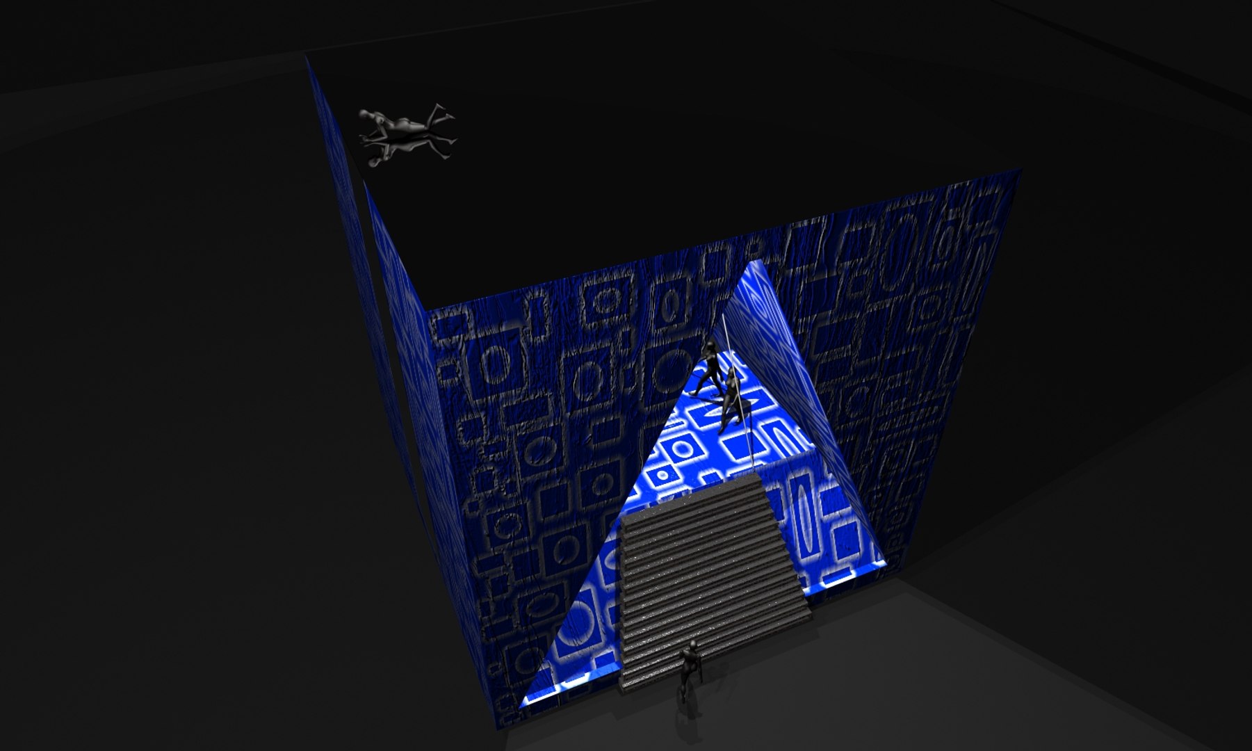 Free Max Model Modern Building Cubic