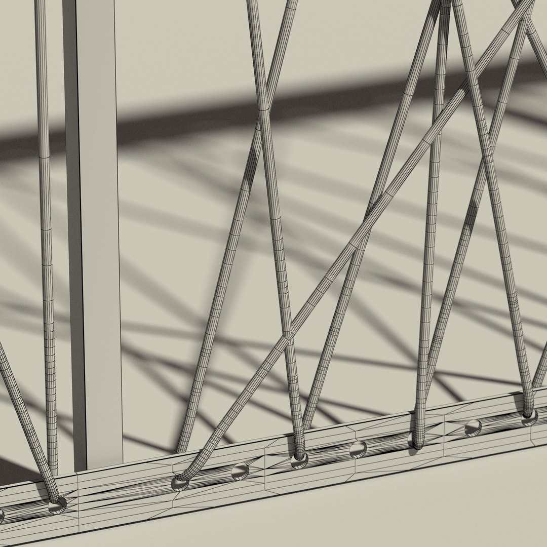 3D Railing Ropes Model - TurboSquid 1424928