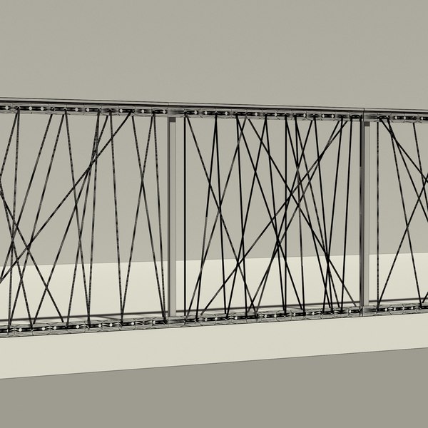 modelo 3d Barandilla de cuerda - TurboSquid 1424928
