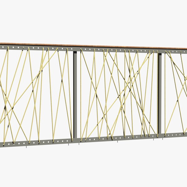 modelo 3d Barandilla de cuerda - TurboSquid 1424928