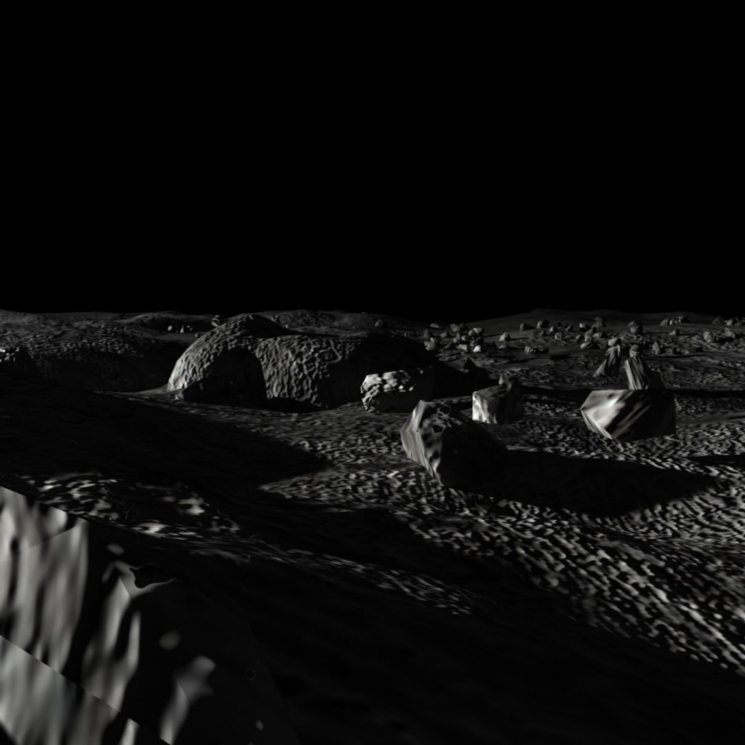 3d Environment Moon Surface