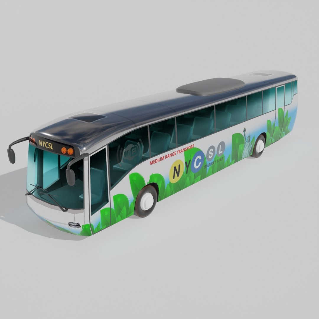 modelo 3d City Bus - TurboSquid 2063534