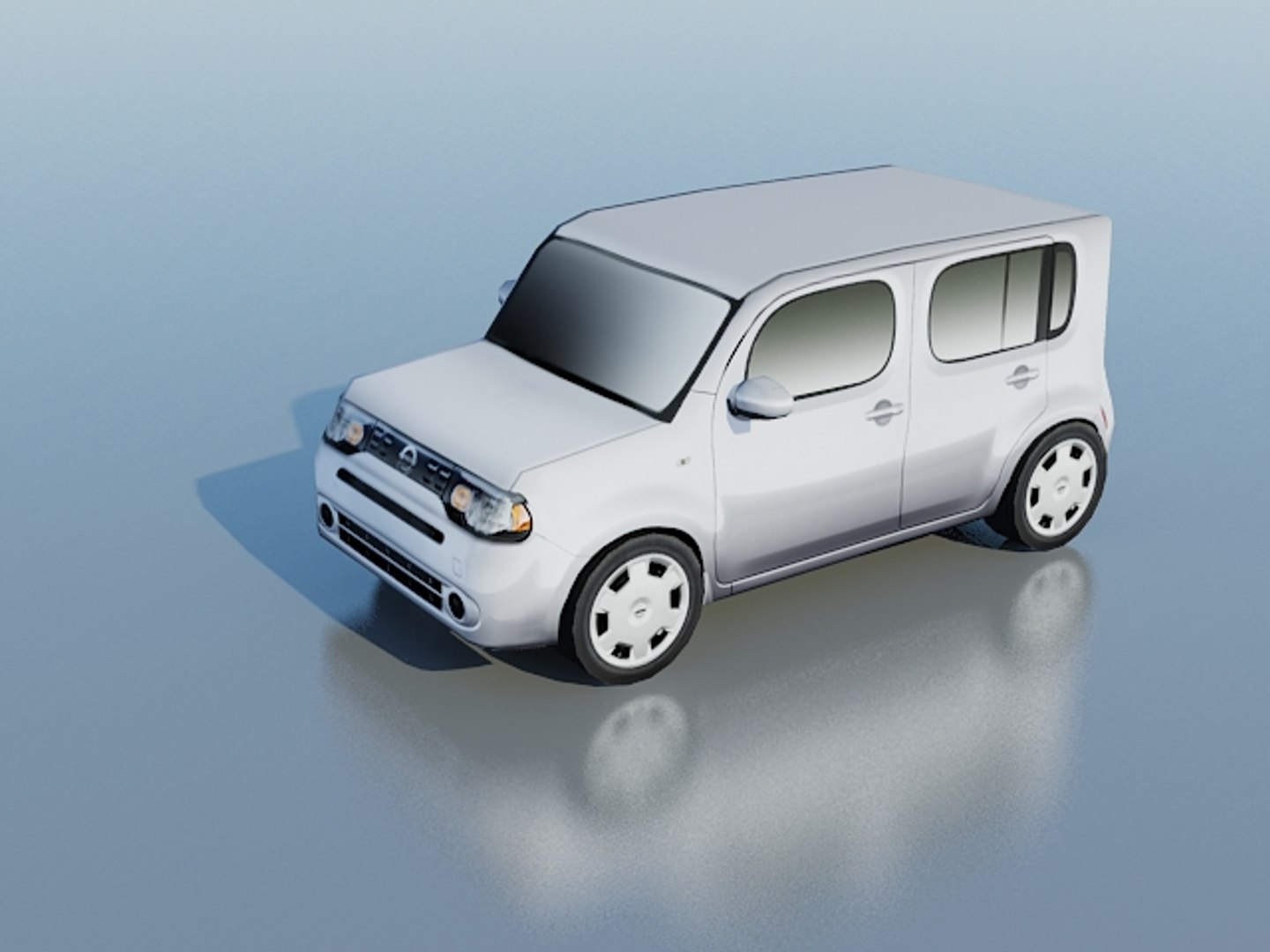 3d Nissan Cube Model