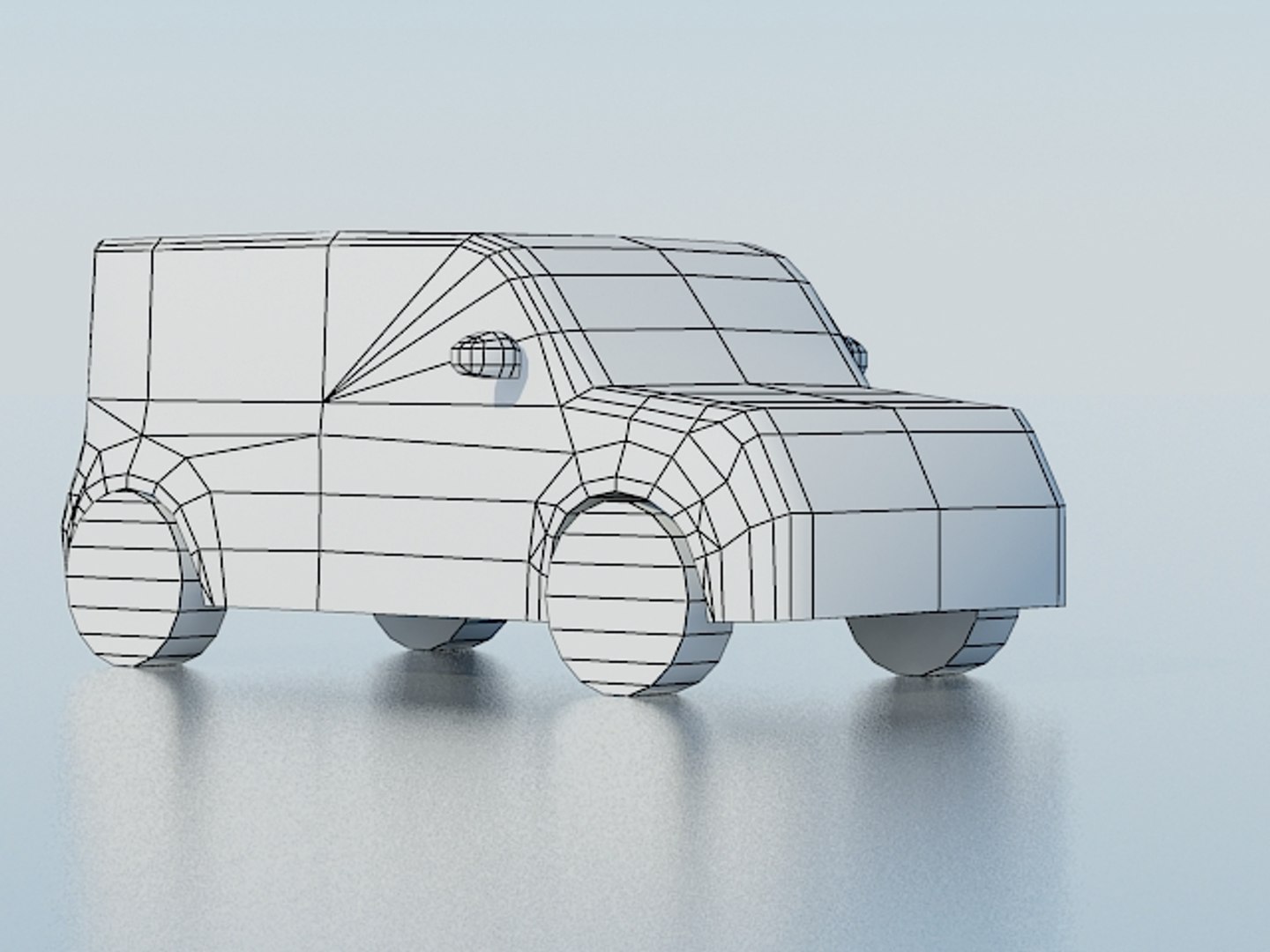 3d Nissan Cube Model