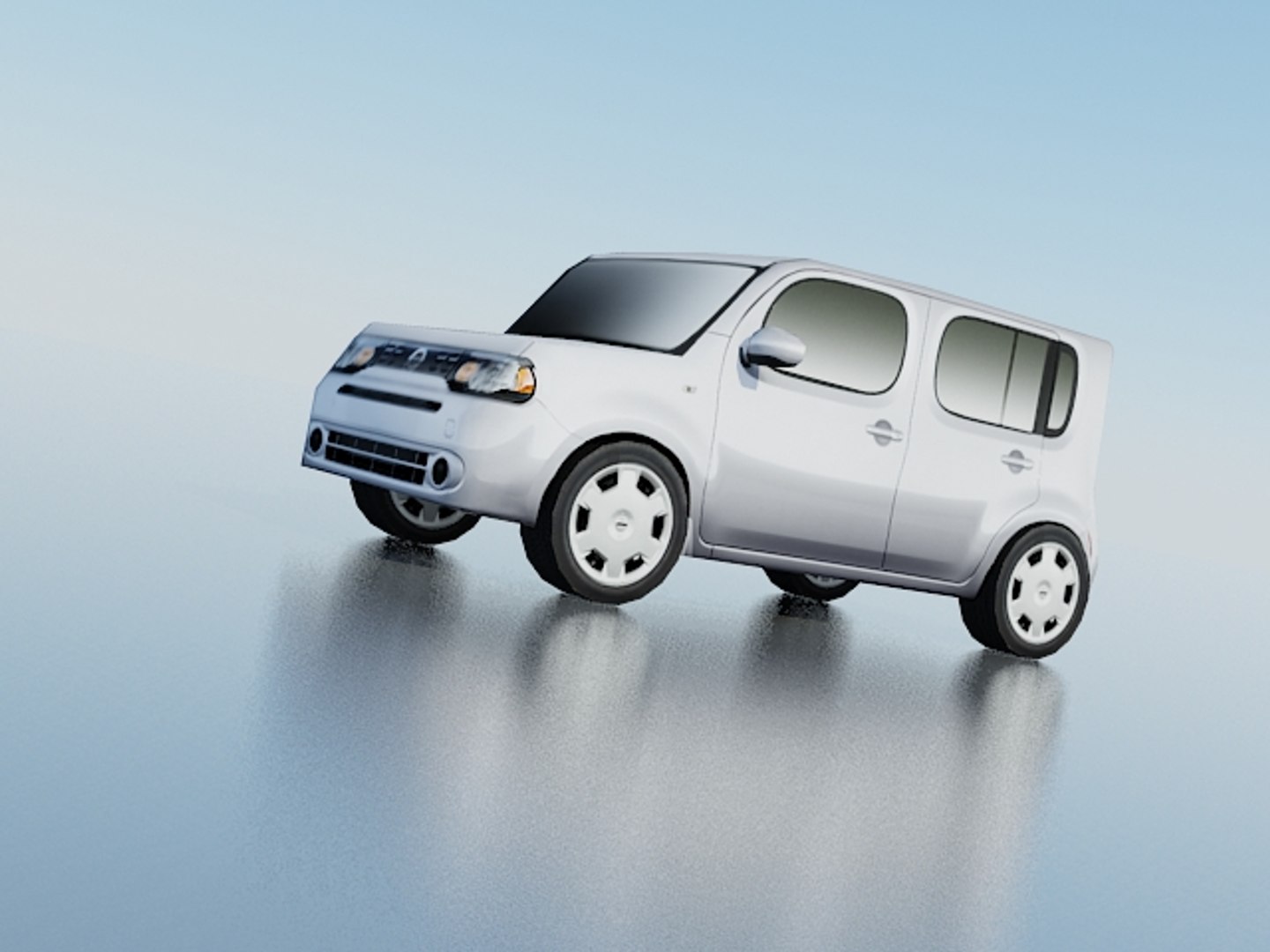 3d Nissan Cube Model