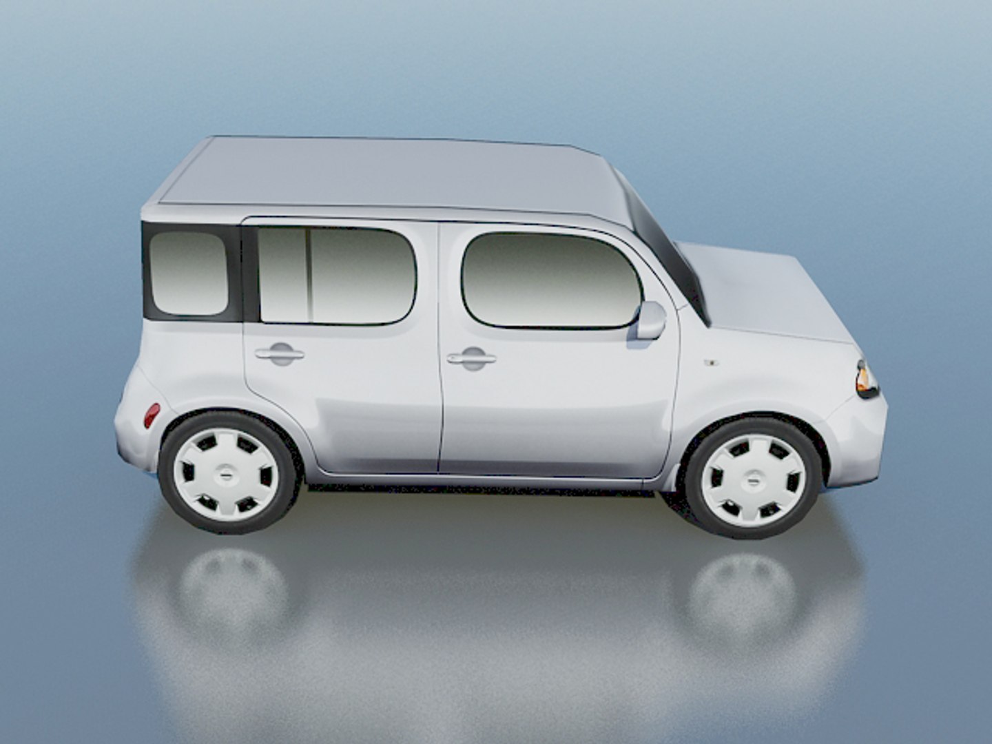 3d Nissan Cube Model
