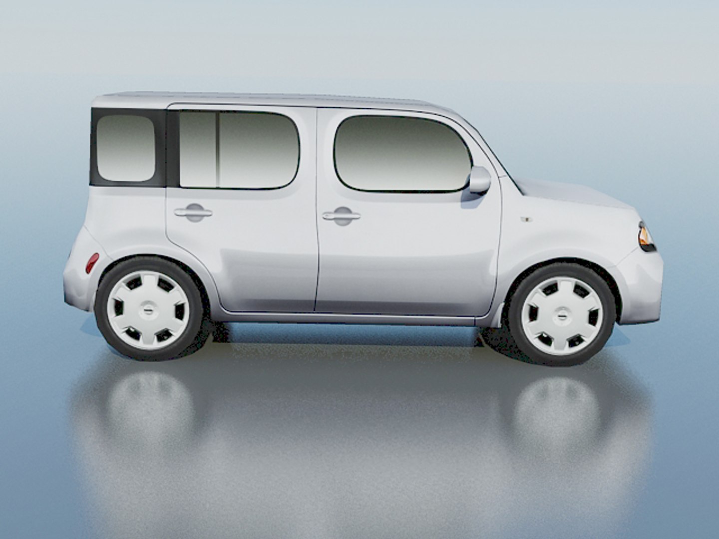 3d Nissan Cube Model