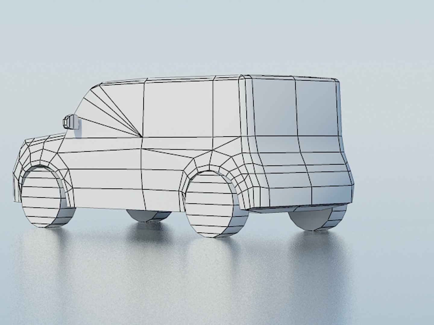 3d Nissan Cube Model