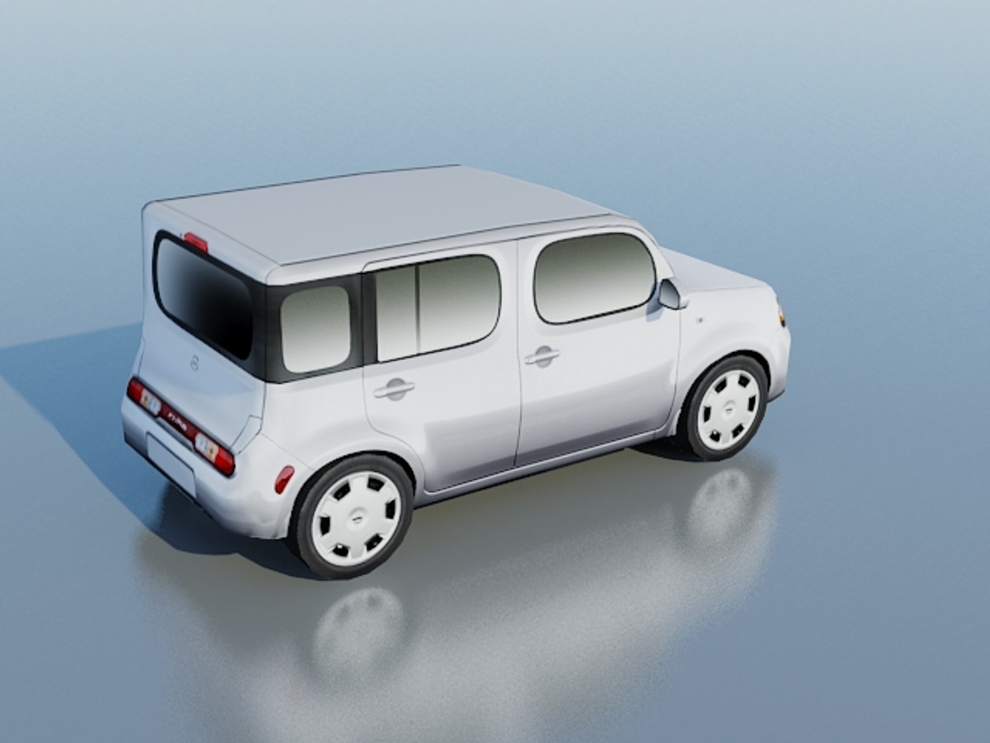 3d Nissan Cube Model
