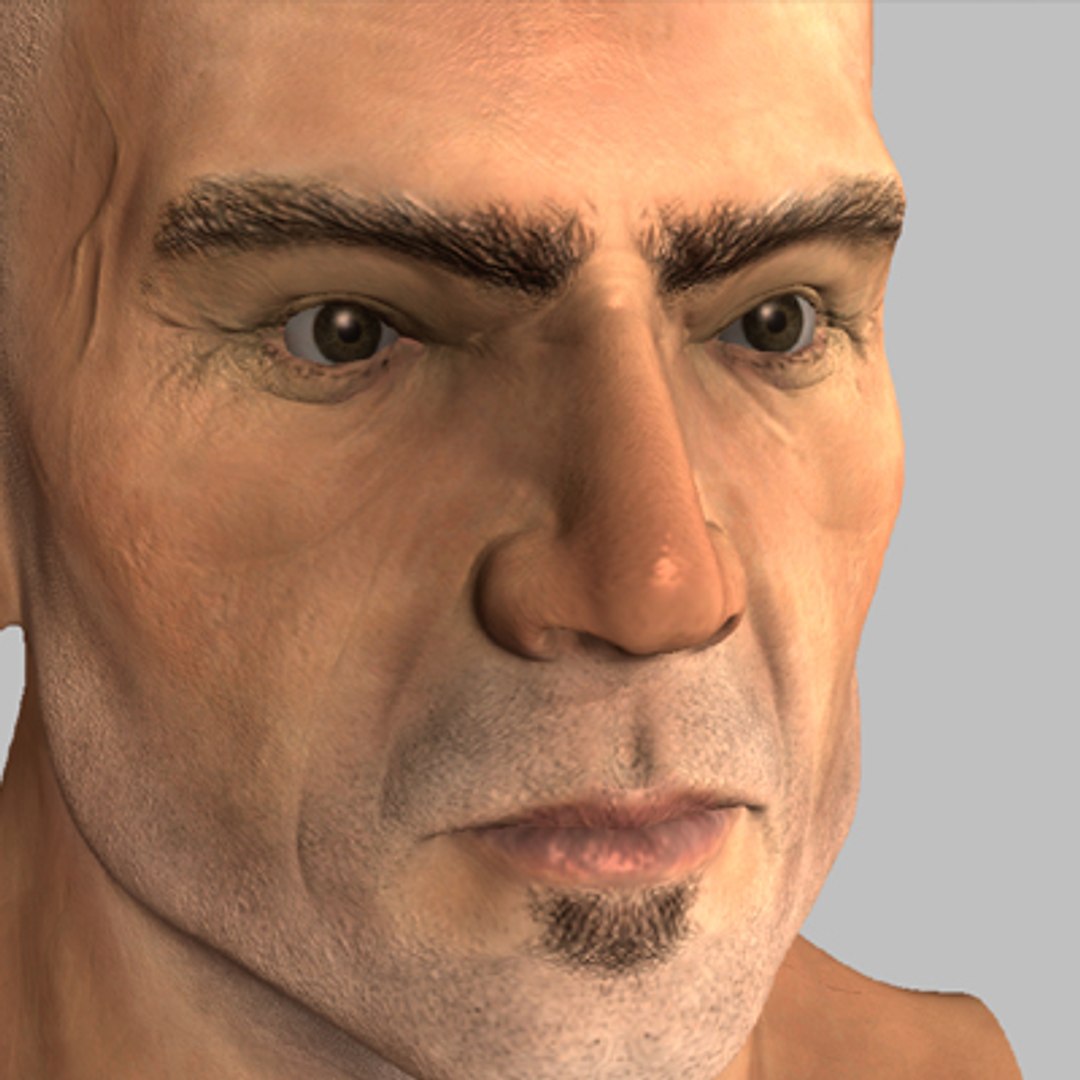 Obj Male Figure Musculature