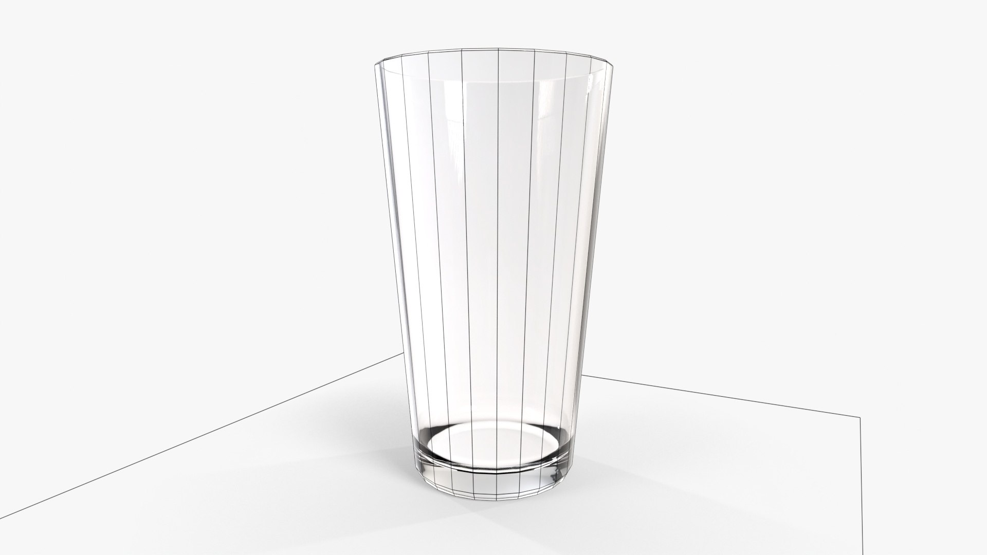 3D American Pint Glass - TurboSquid 2274646