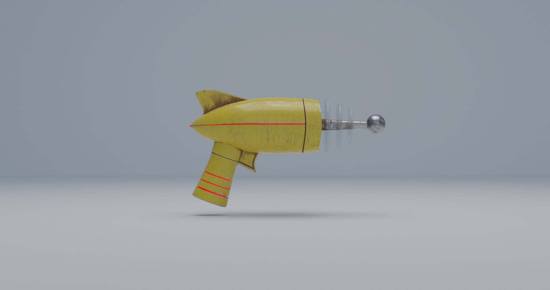 3D Ray Gun With 6 Textures Model - TurboSquid 2037292