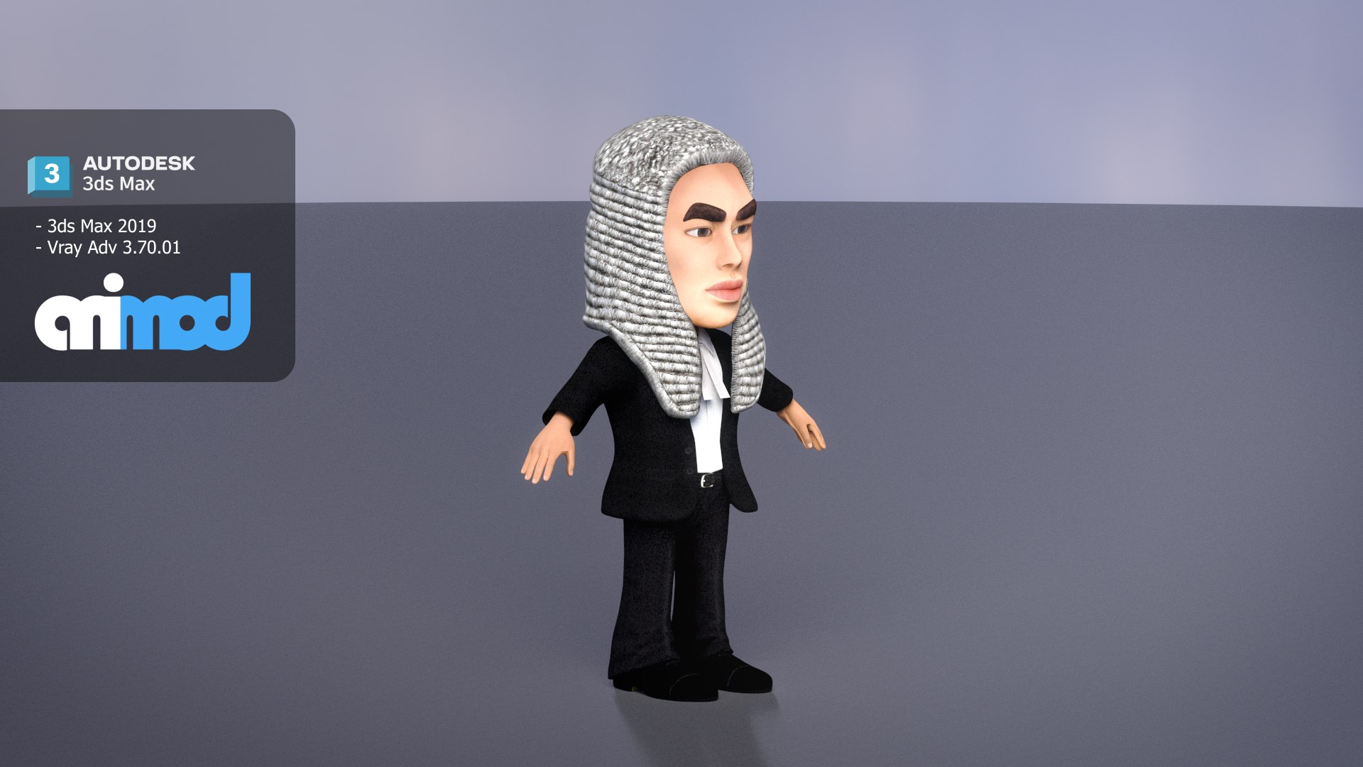 Judge 3D Model - TurboSquid 2266957