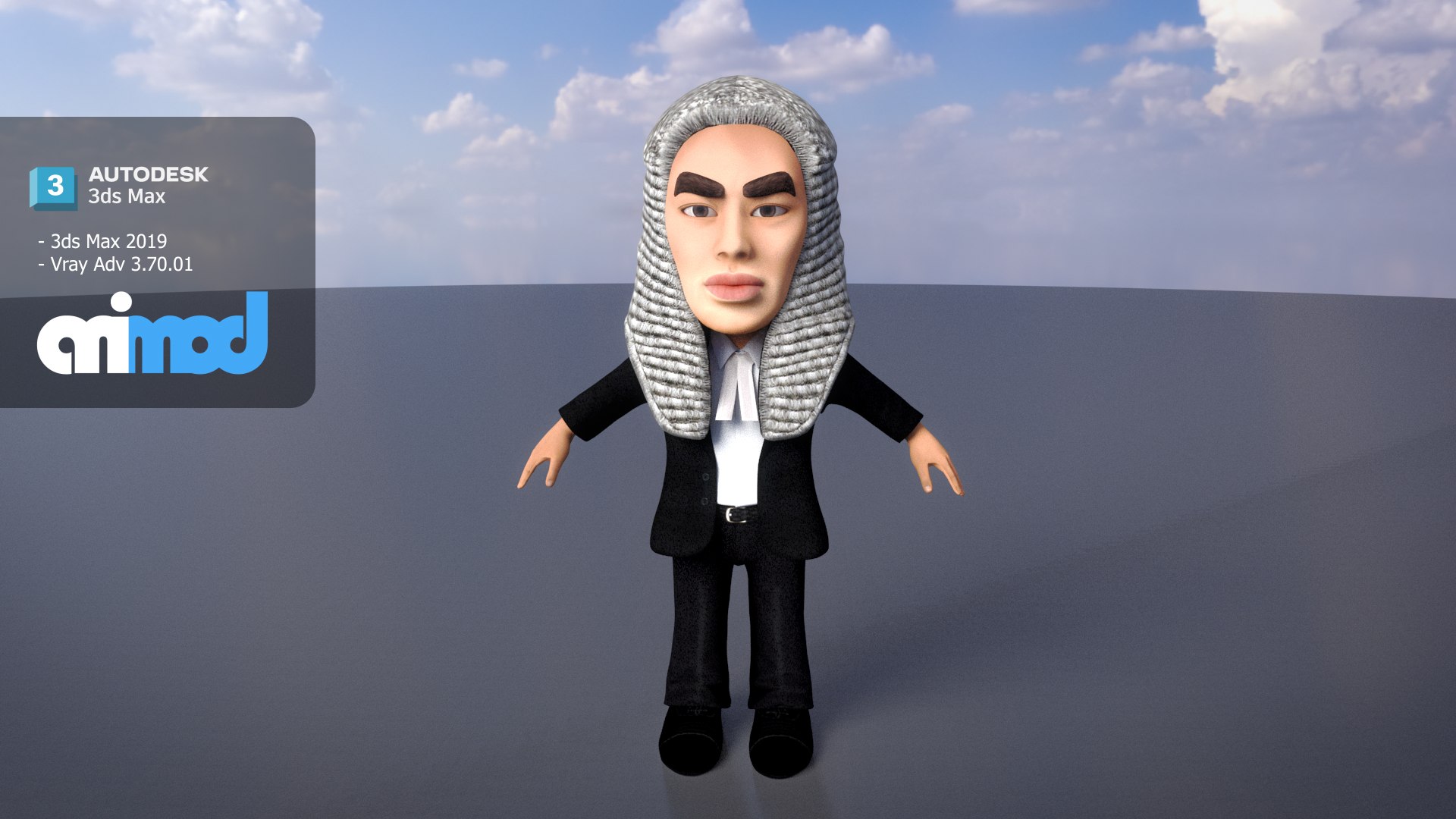 Judge 3D Model - TurboSquid 2266957