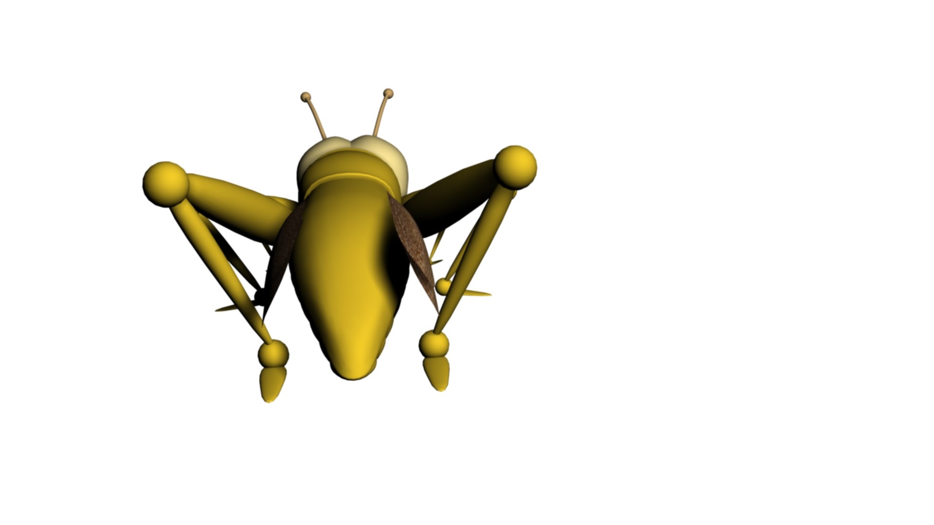 Locust Cartoon 3D - TurboSquid 2014738