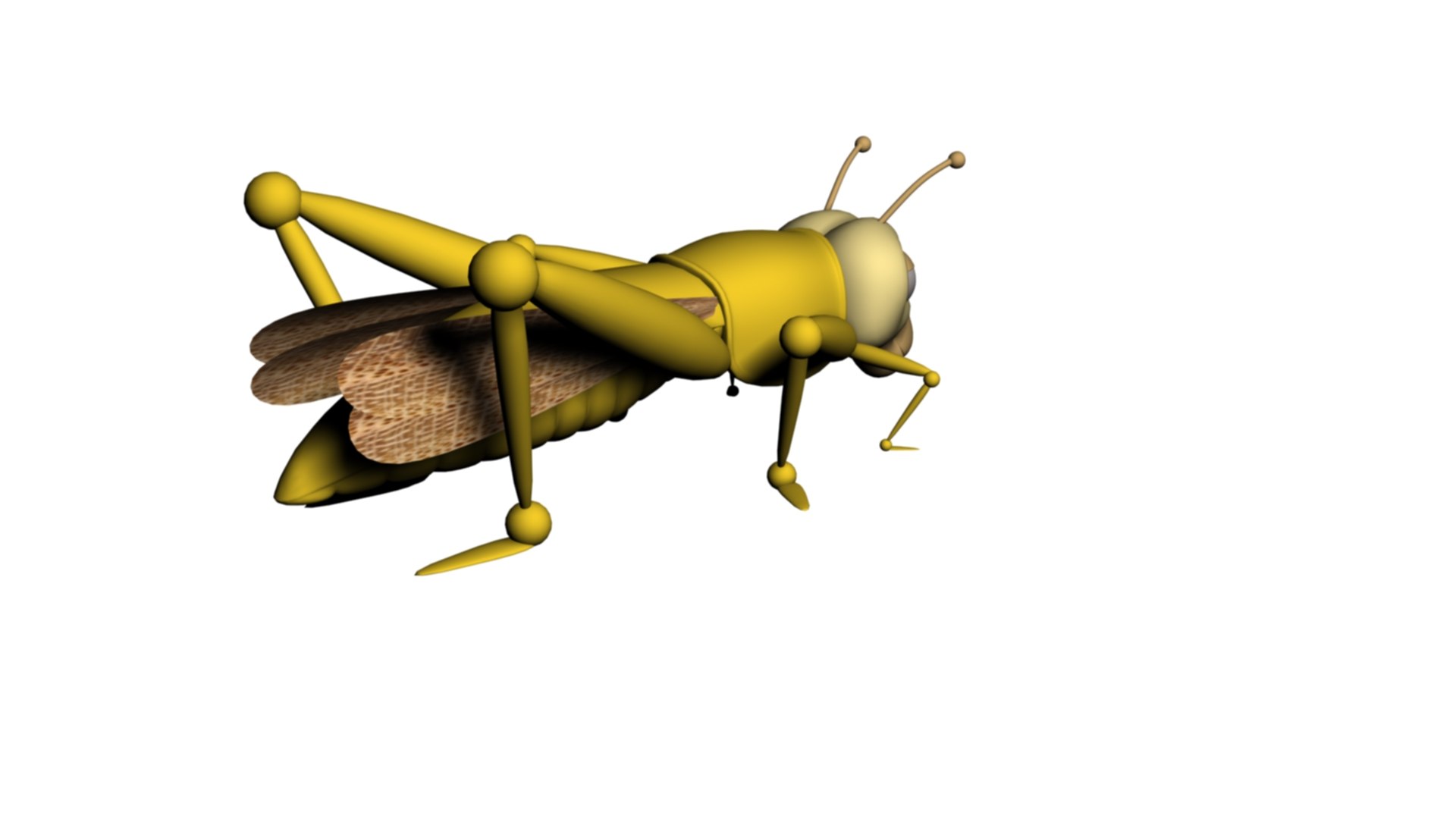 Locust Cartoon 3D - TurboSquid 2014738