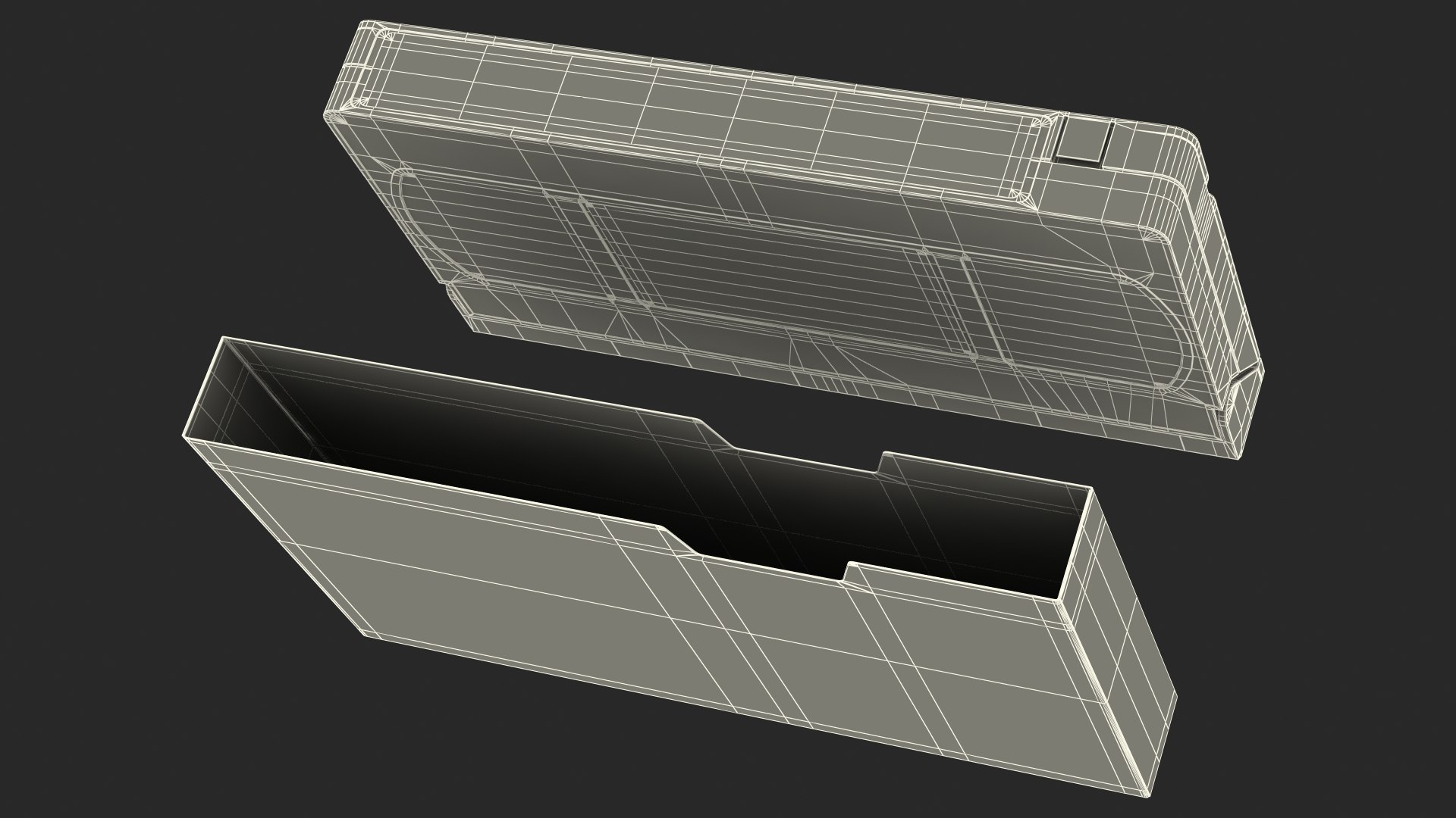 3D model Sony Dynamicron E180 VHS Cassette with Cover - TurboSquid 1787317