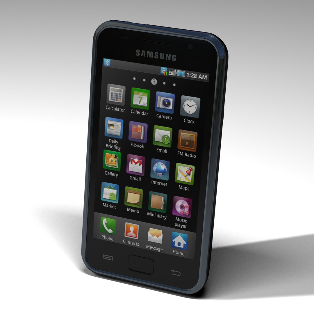 3d Model Of Samsung Galaxy S