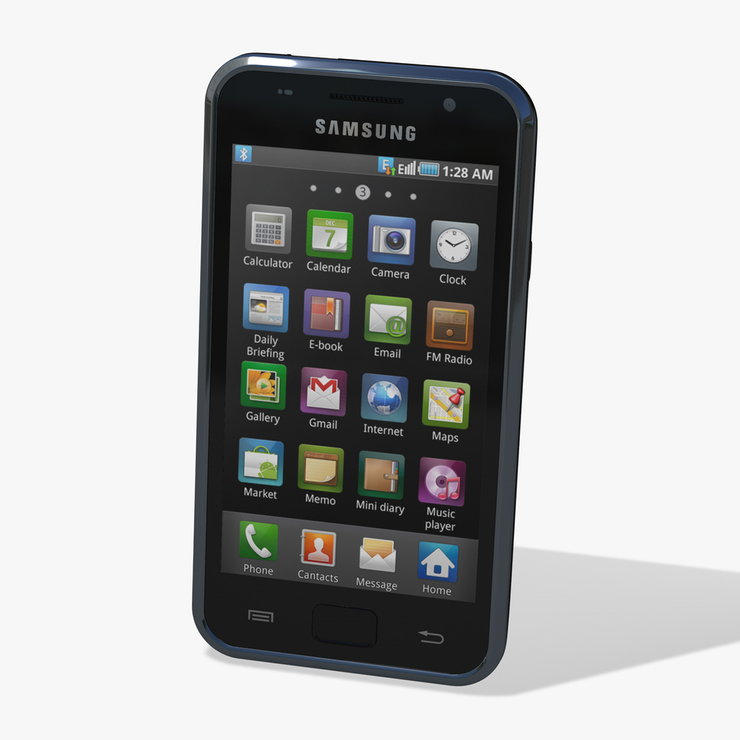 3d Model Of Samsung Galaxy S