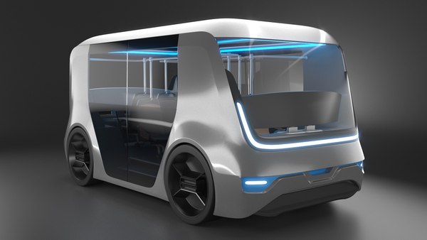 modelo 3d Minibús futurista - TurboSquid 1974619