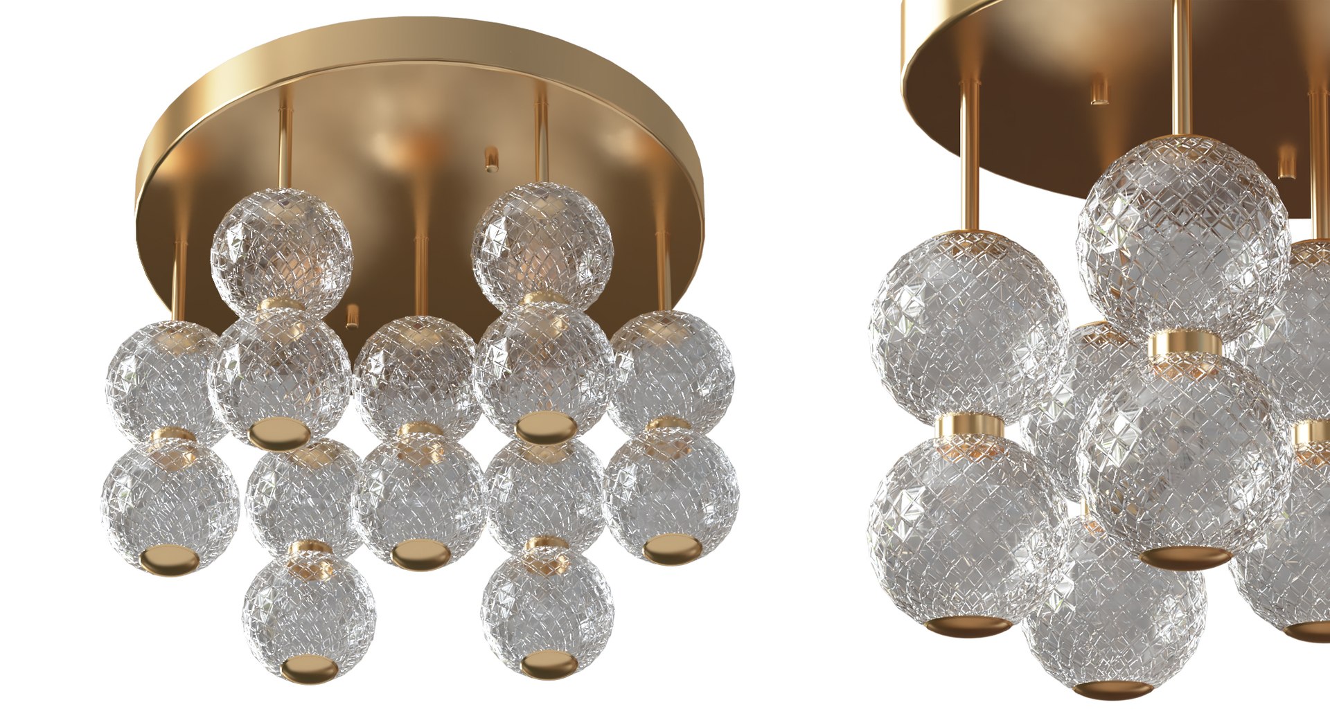 CARA Ceiling Chandelier 3D - TurboSquid 2148718
