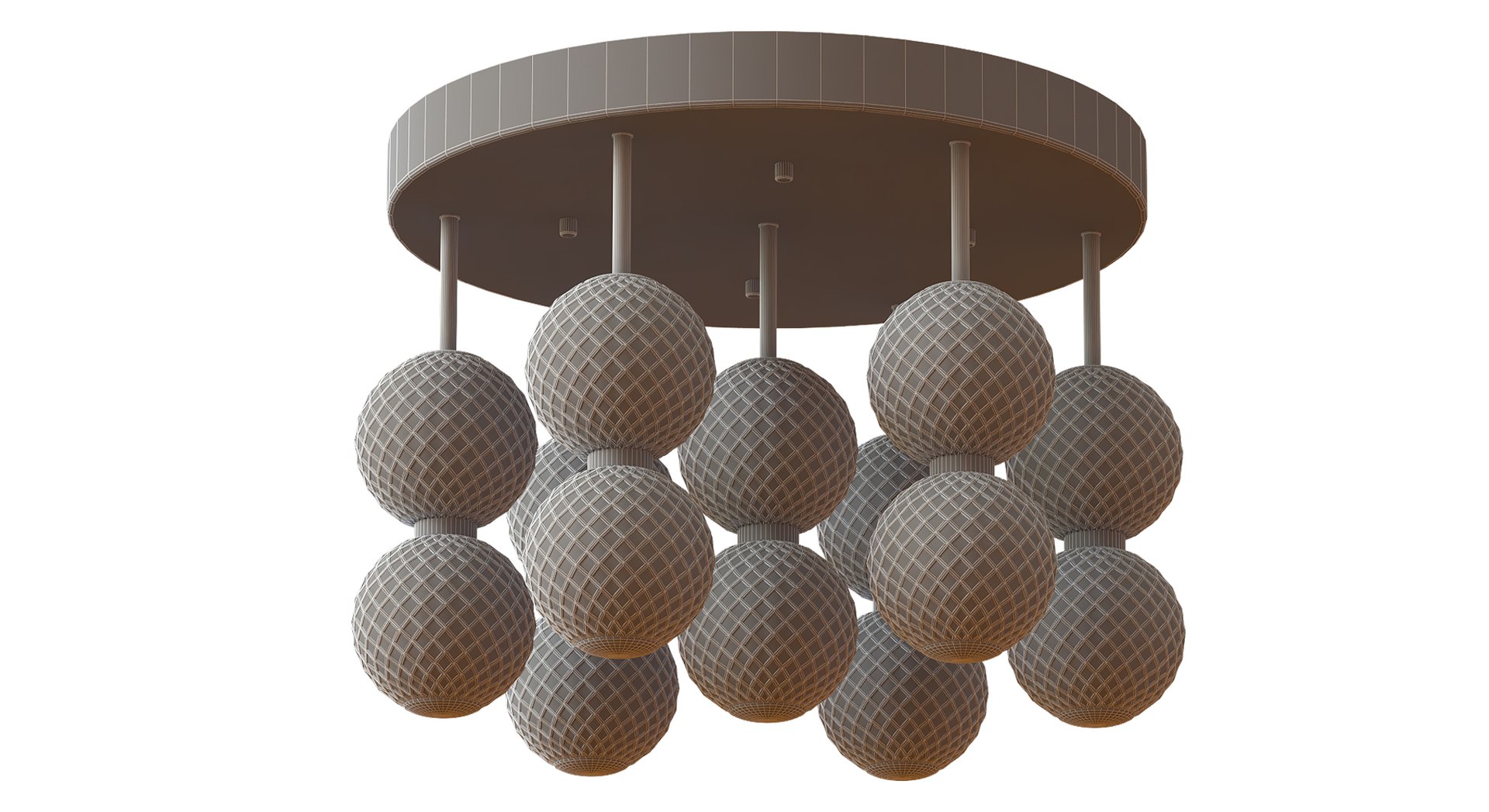 CARA Ceiling Chandelier 3D - TurboSquid 2148718