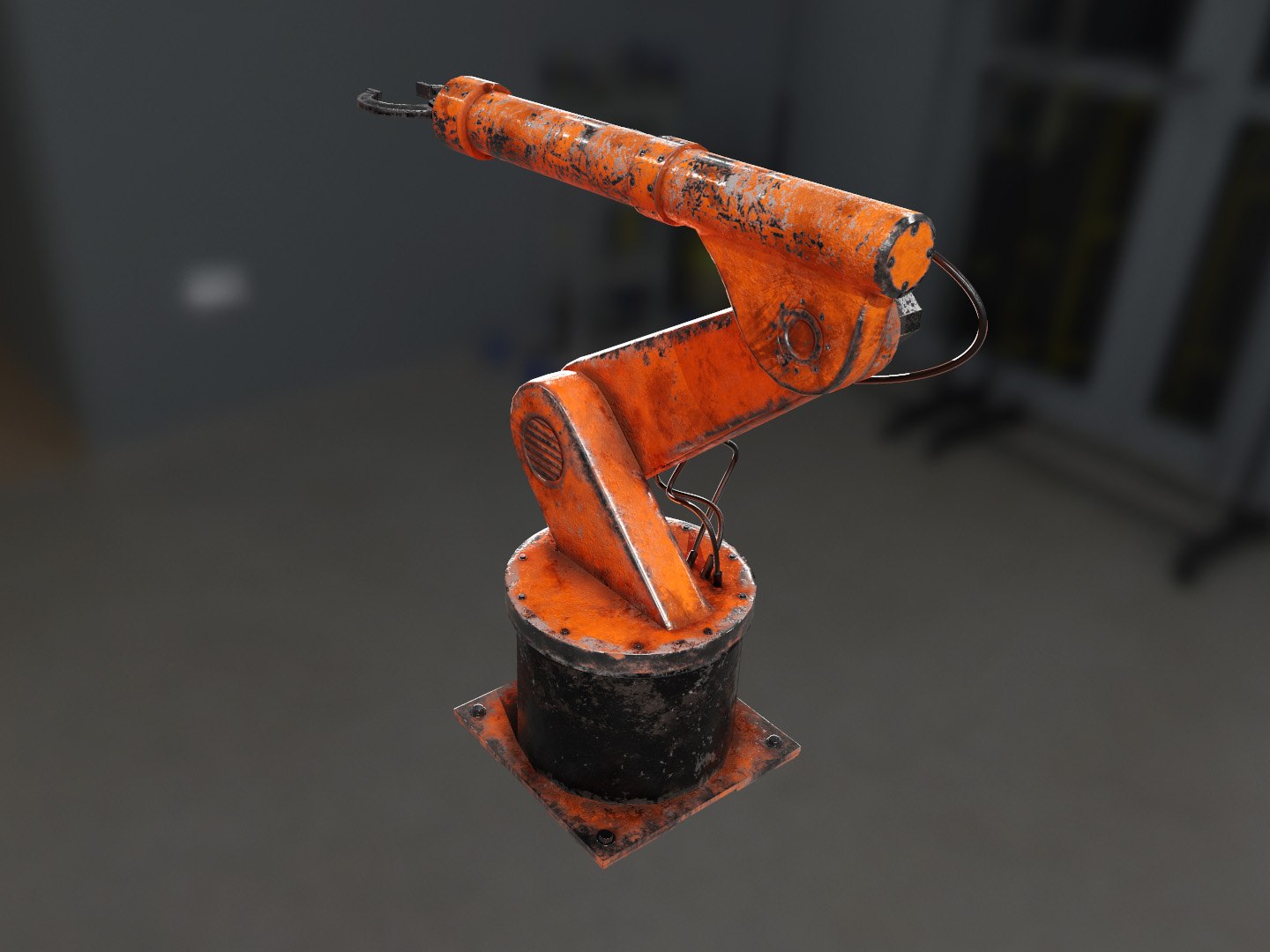 Old kuka robot arm 3D model - TurboSquid 1539759