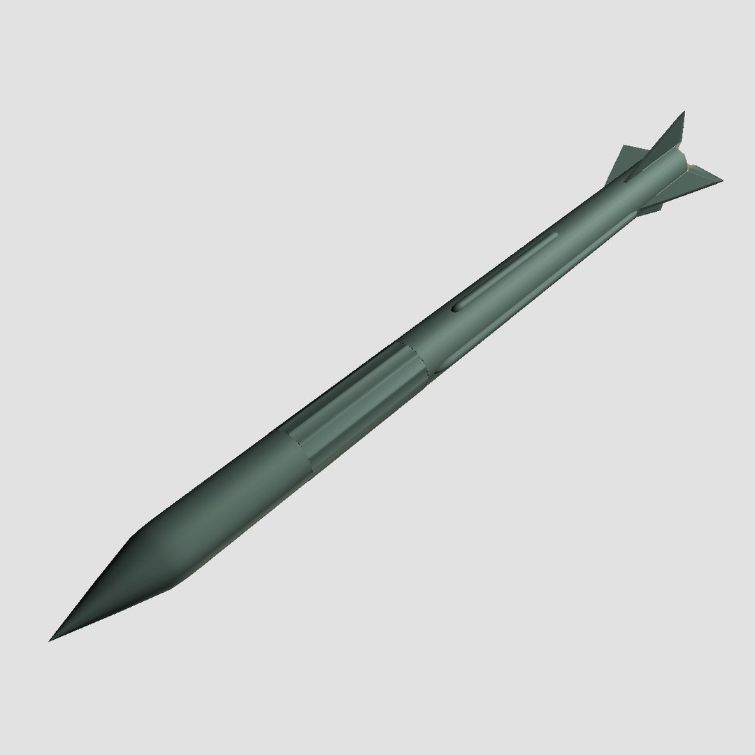 3ds Max Short Missile Mgm-5 Corporal