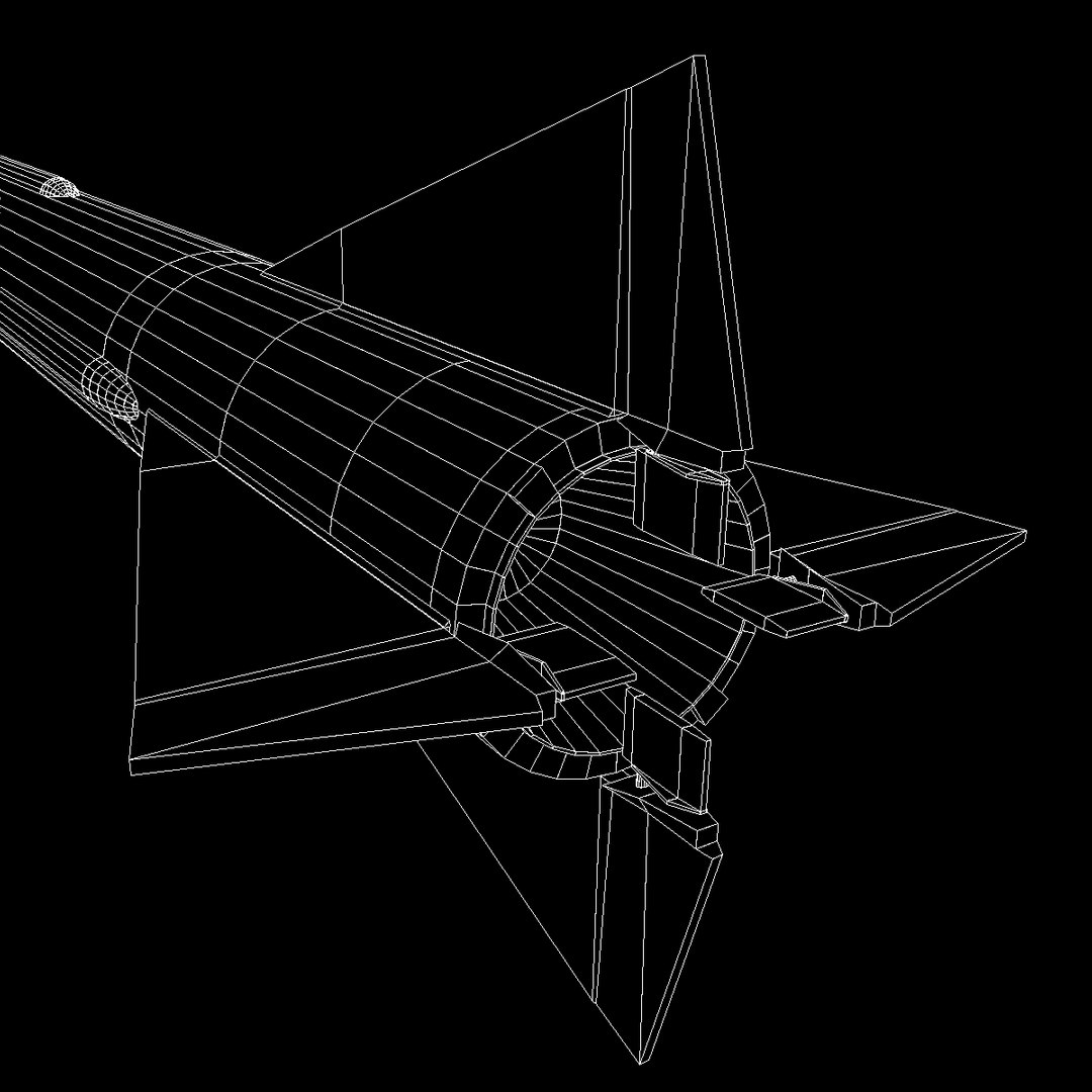 3ds Max Short Missile Mgm-5 Corporal