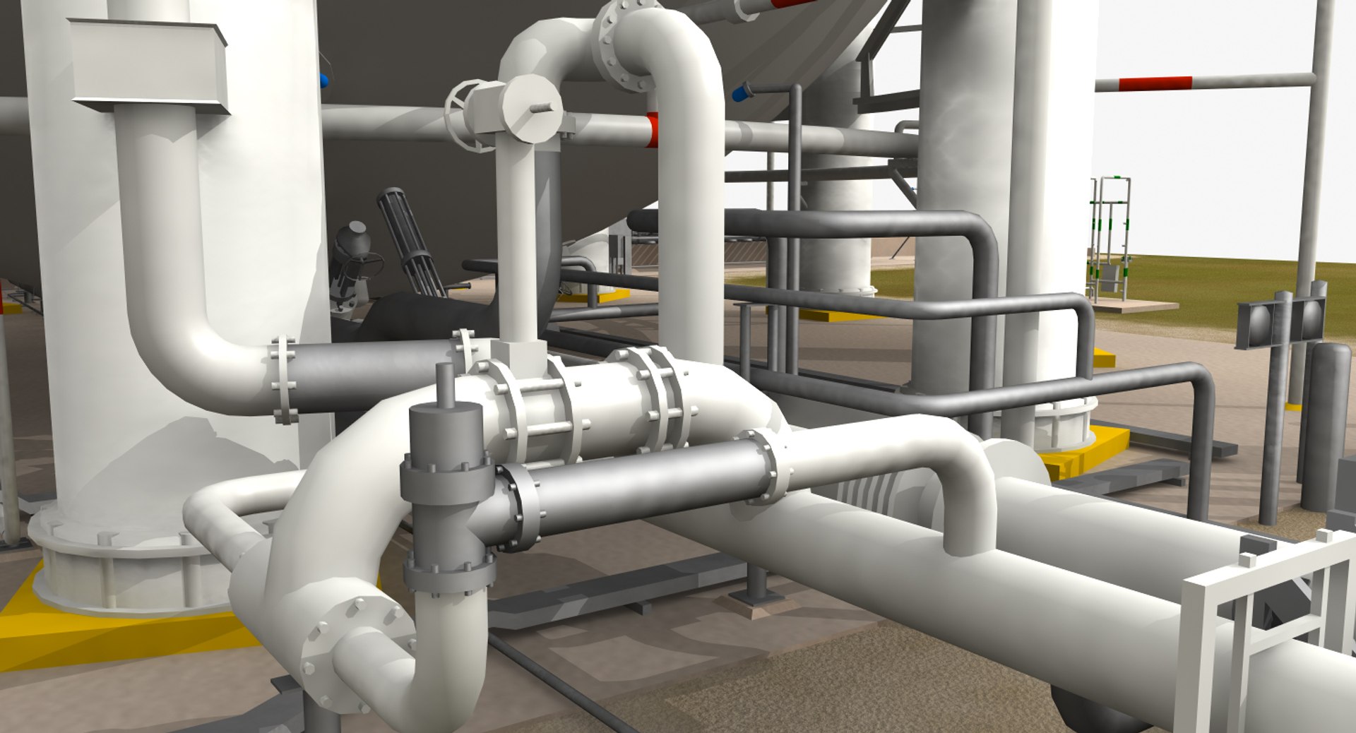 3d model lh2 storage facilities shuttle launch