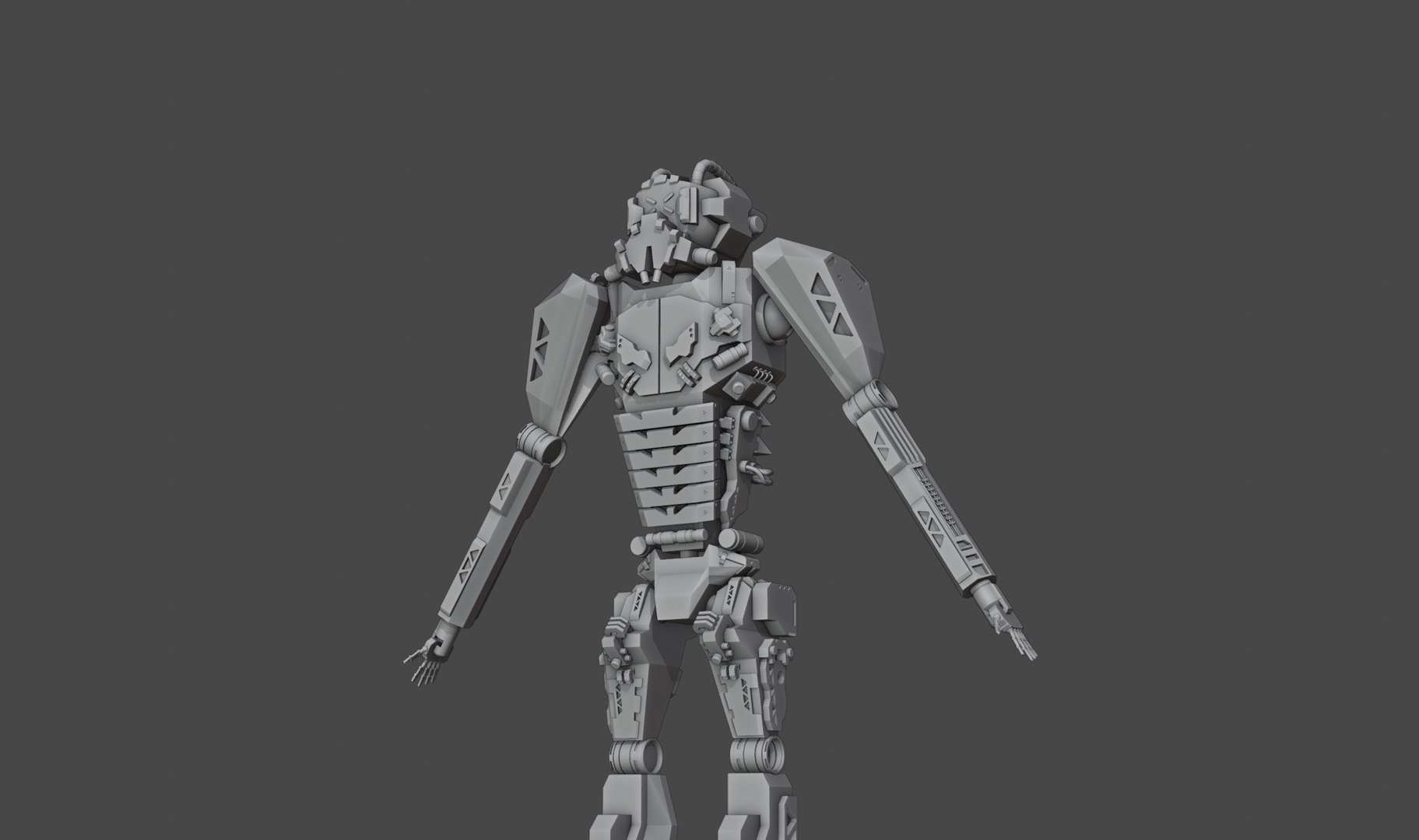 Cyberpunk Robot 2 3D Model - TurboSquid 1899878