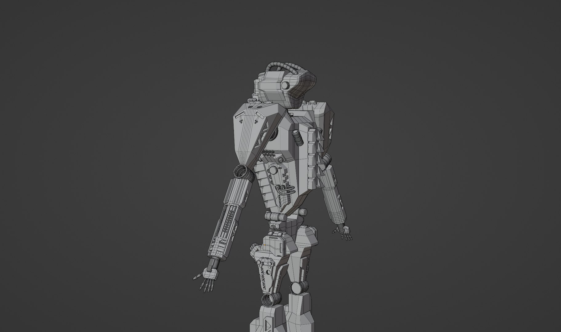 Cyberpunk Robot 2 3D Model - TurboSquid 1899878