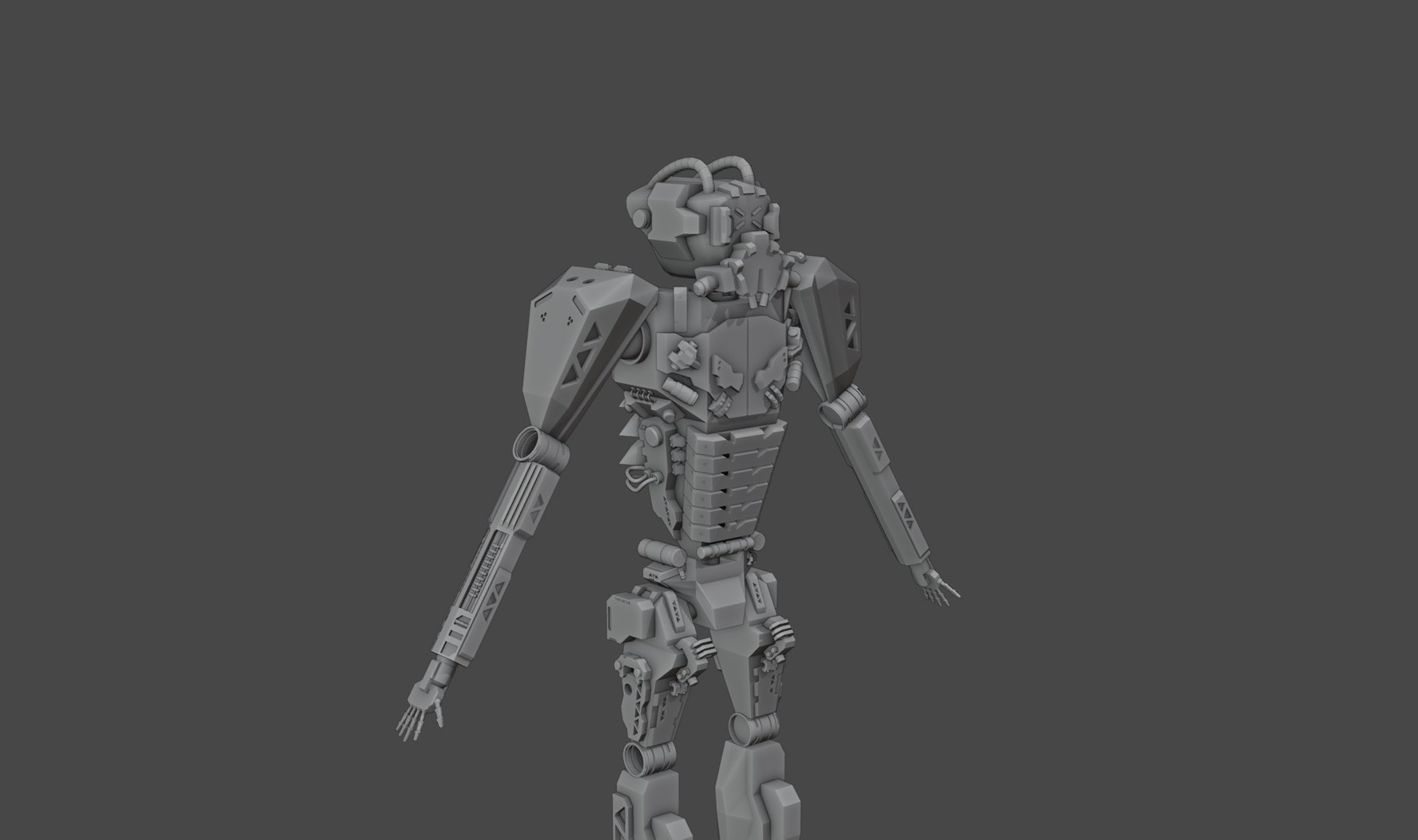 Cyberpunk Robot 2 3D Model - TurboSquid 1899878