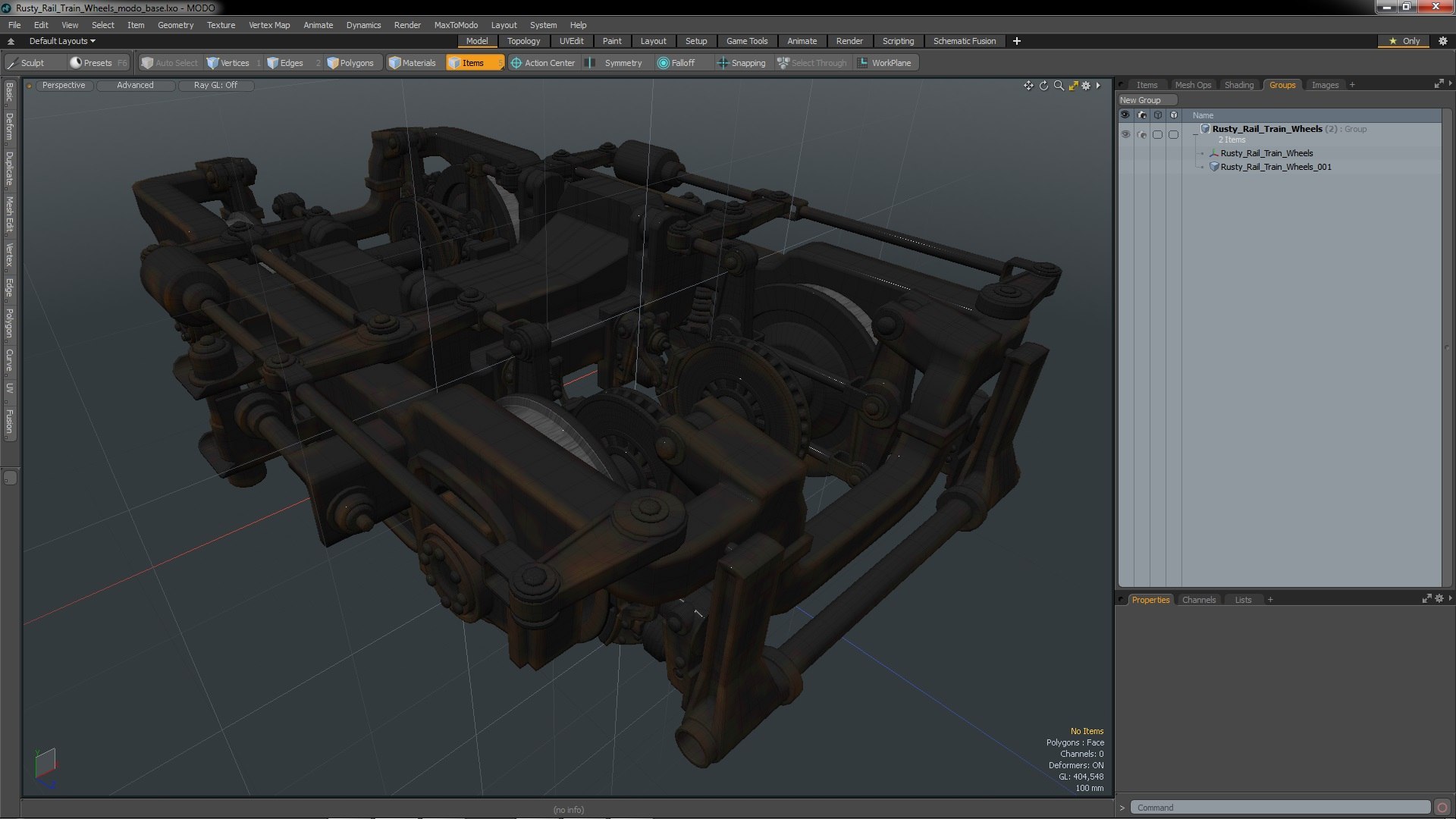 3D Rusty Rail Train Wheels - TurboSquid 2146507