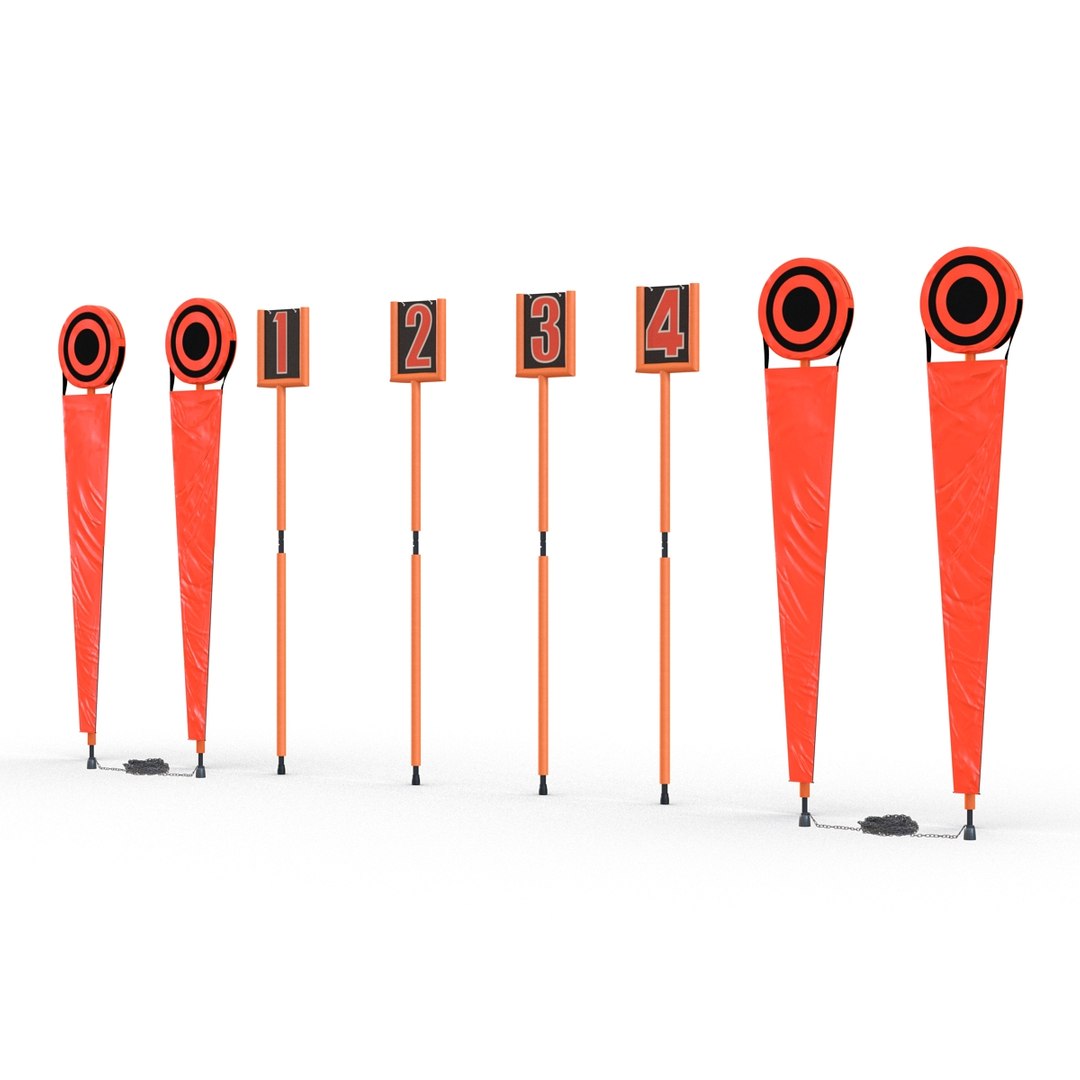 american football markers obj