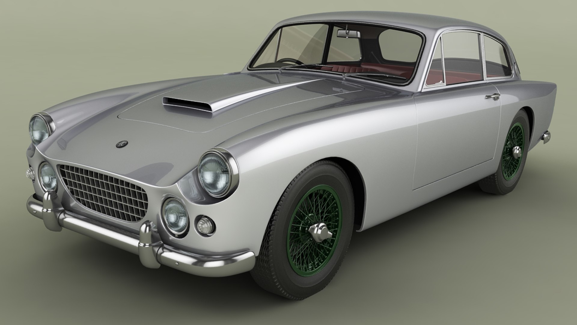 3D AC Greyhound Coupe - TurboSquid 2055112