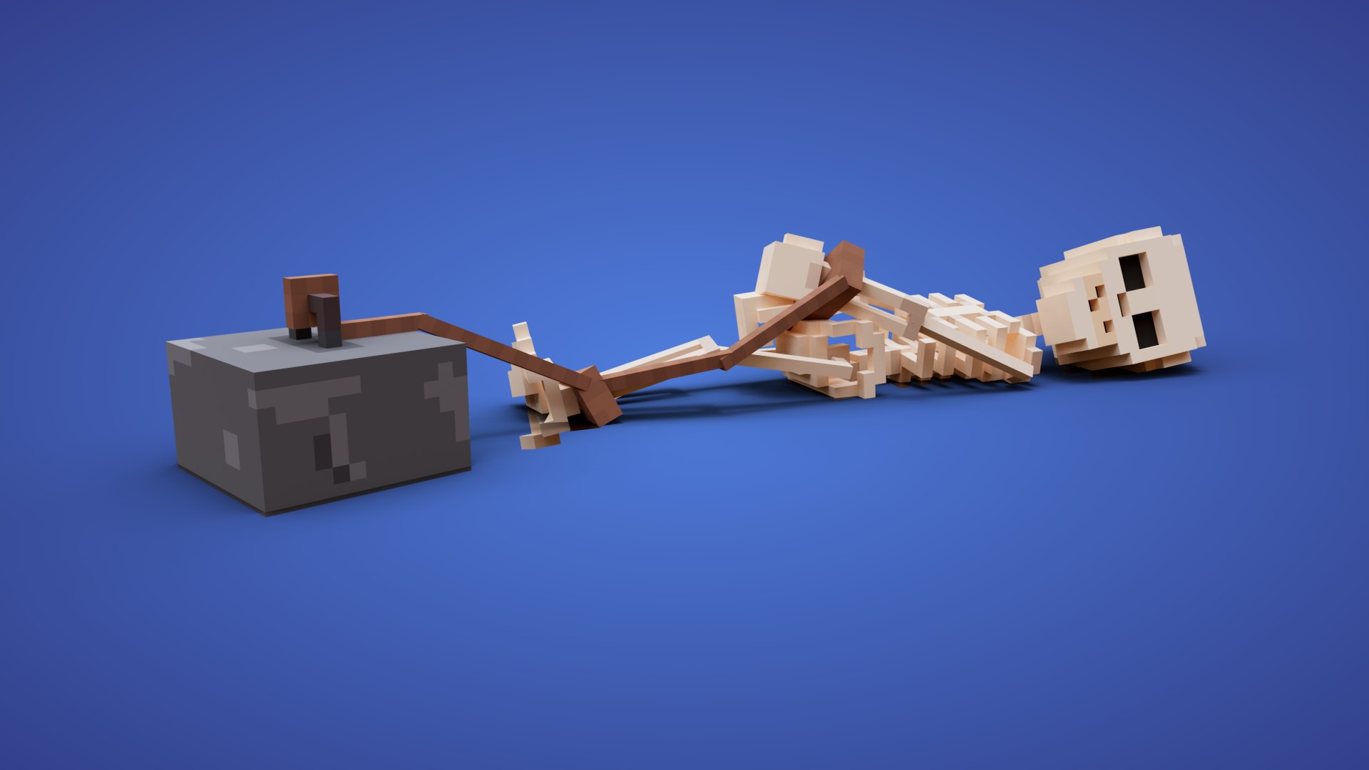 3D Voxel Drowned Model - TurboSquid 1939746