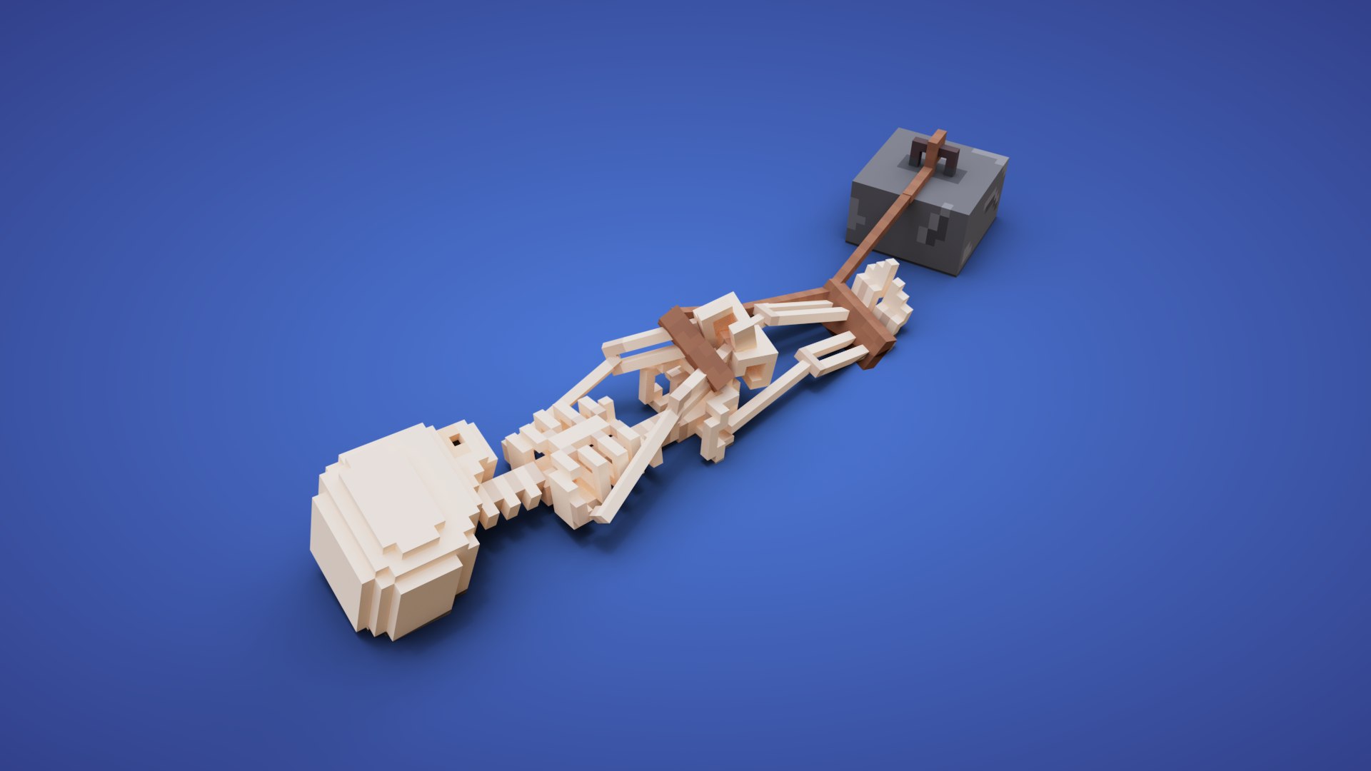 3D Voxel Drowned Model - TurboSquid 1939746