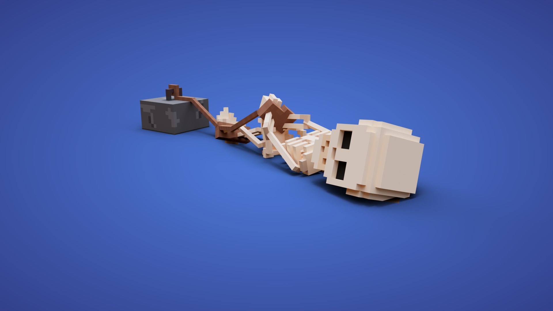 3D Voxel Drowned Model - TurboSquid 1939746