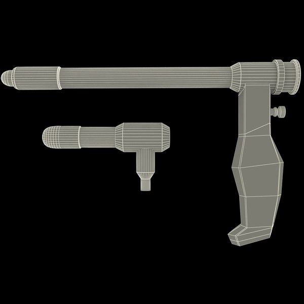 3d medical proctoscope model