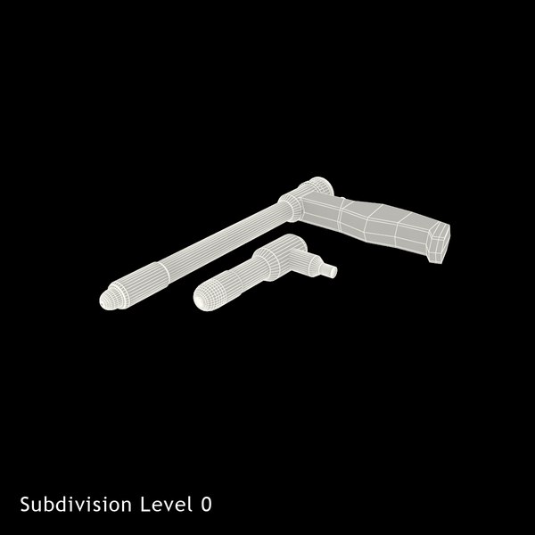 3d medical proctoscope model