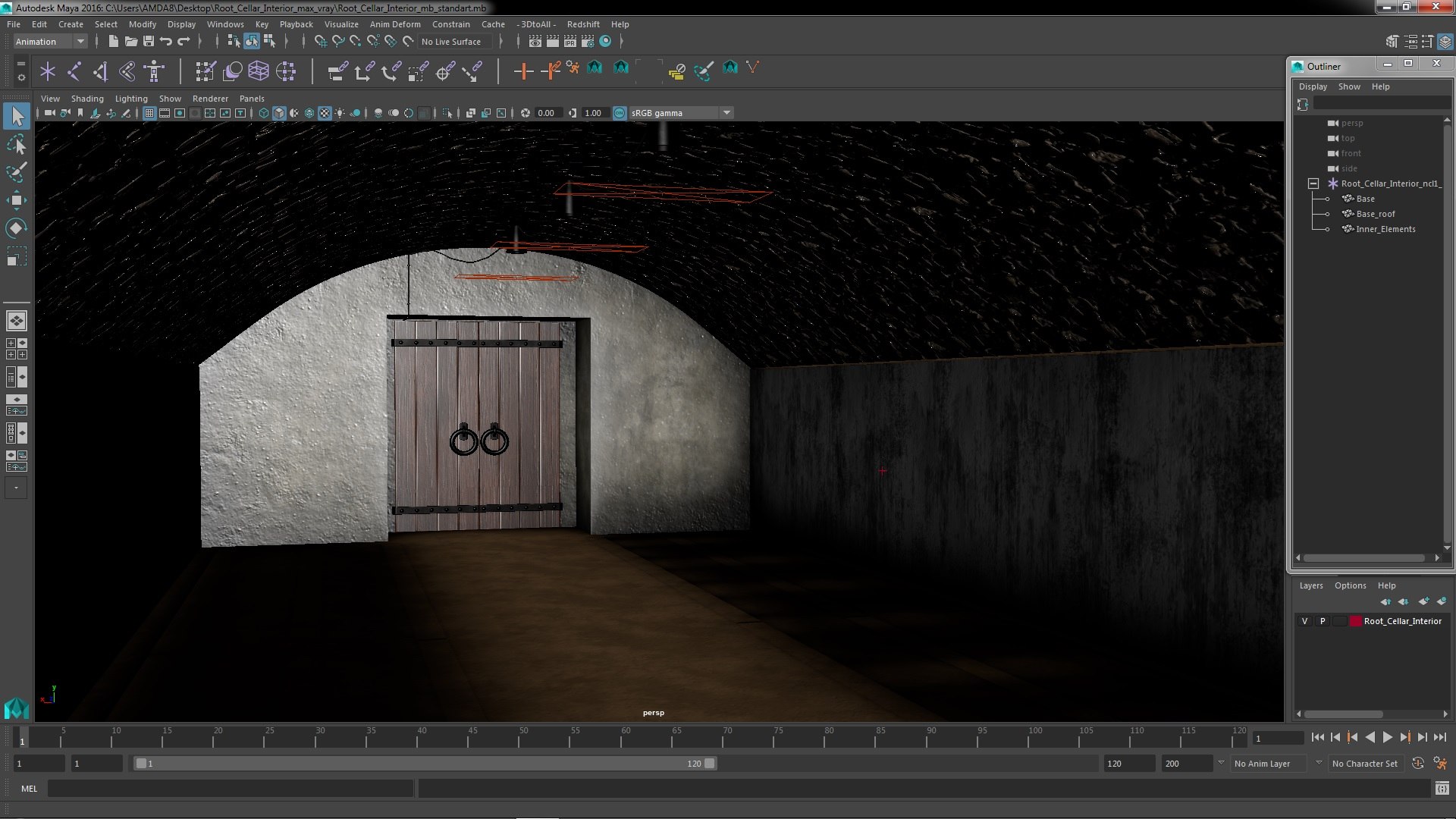 3D Root Cellar Interior - TurboSquid 2164102