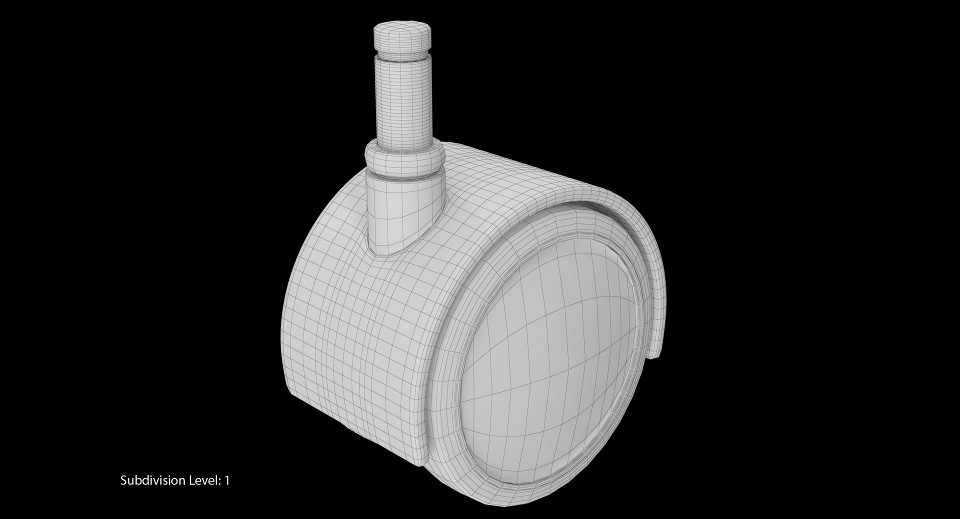 Caster wheel 3D model - TurboSquid 1269239