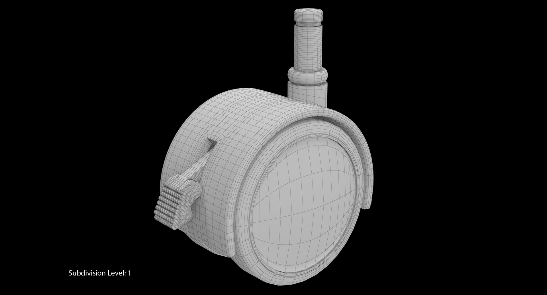 Caster Wheel 3D Model - TurboSquid 1269239