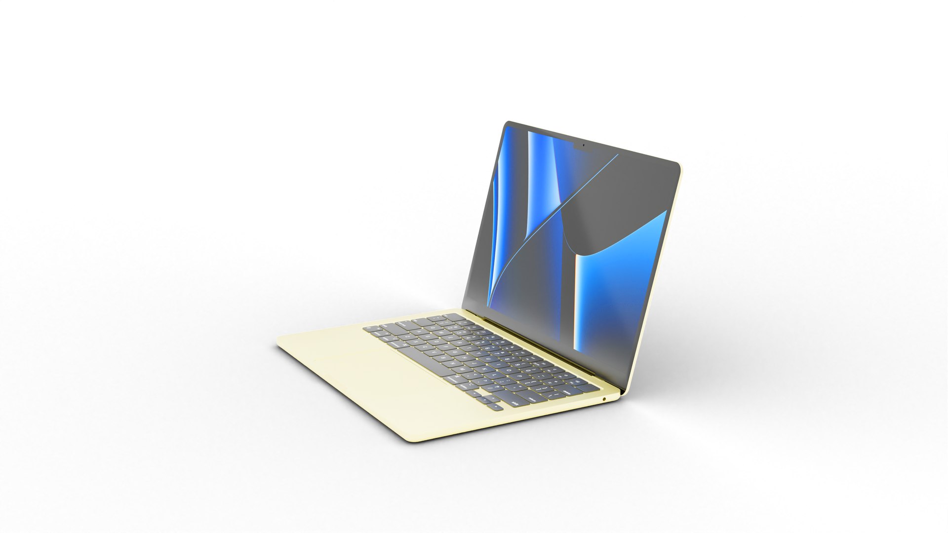 Apple MacBook Air 2024 Starlight Color Model - TurboSquid 2387924