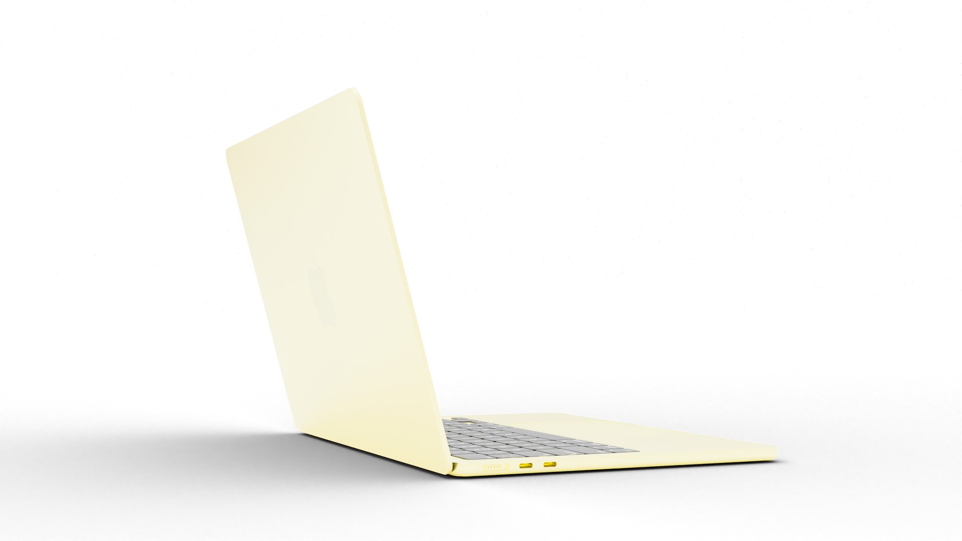 Apple MacBook Air 2024 Starlight Color Model - TurboSquid 2387924