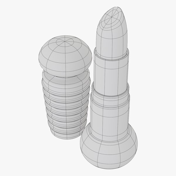 lipstick lips 3d model